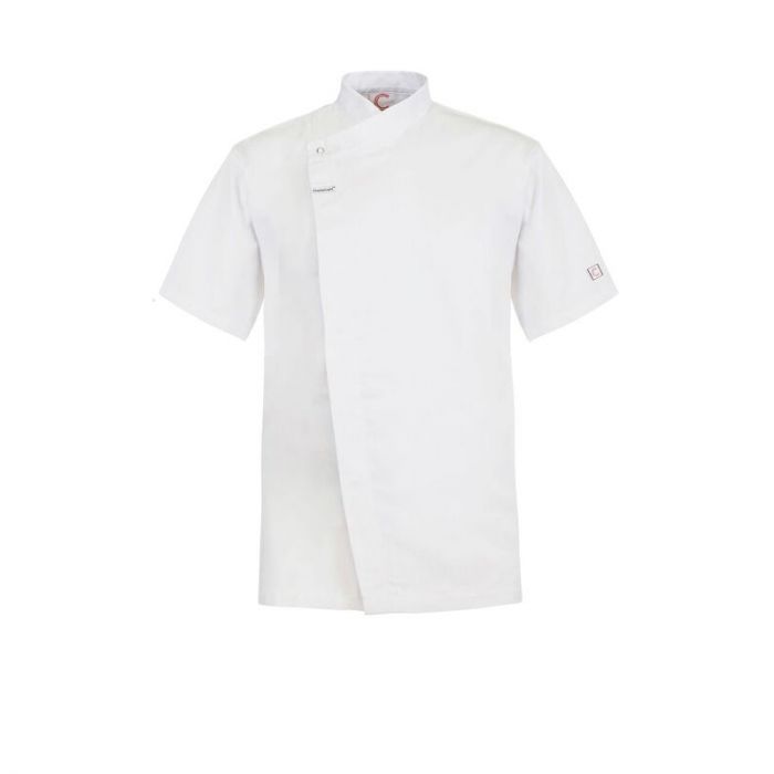 CHEFS TUNIC WITH CONCEALED FRONT - SHORT SLEEVE